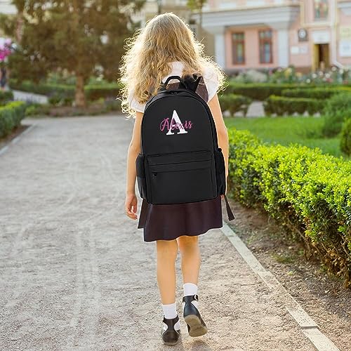 Custom Backpack Personalized Backpack With Add Your Name/Text,Casual Shoulder Bag Customize Travel Laptop Backpack for Women