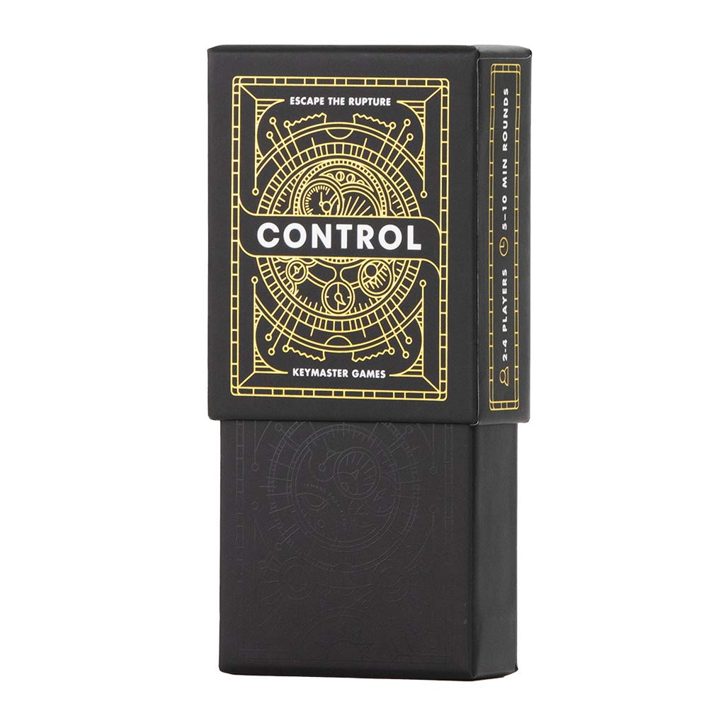 Keymaster Games Control 2nd Edition: Quick, Travel Sized 2 Player Card Game About Time Travel