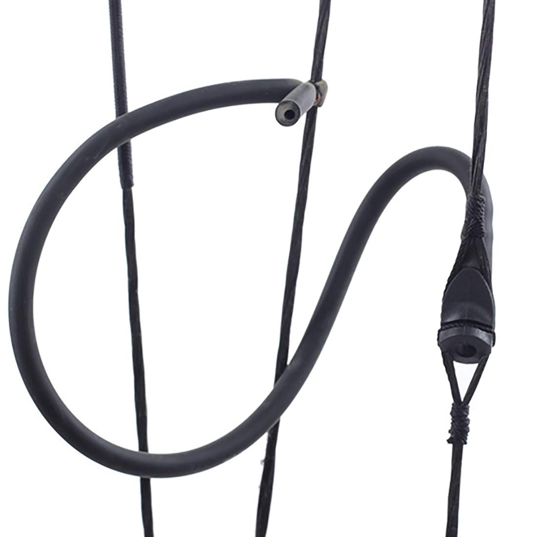 Archery Bow Peep Sight with Rubber Peep Sight Tubing for Compound Bow Sight Accessories (3/16'')