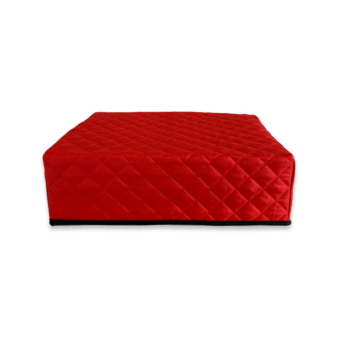 Beat Breakerz - Double Quilted Turntable Dust Cover Red, Fits Technics SL1200/SL1210 Pioneer PLX 1000 & More!