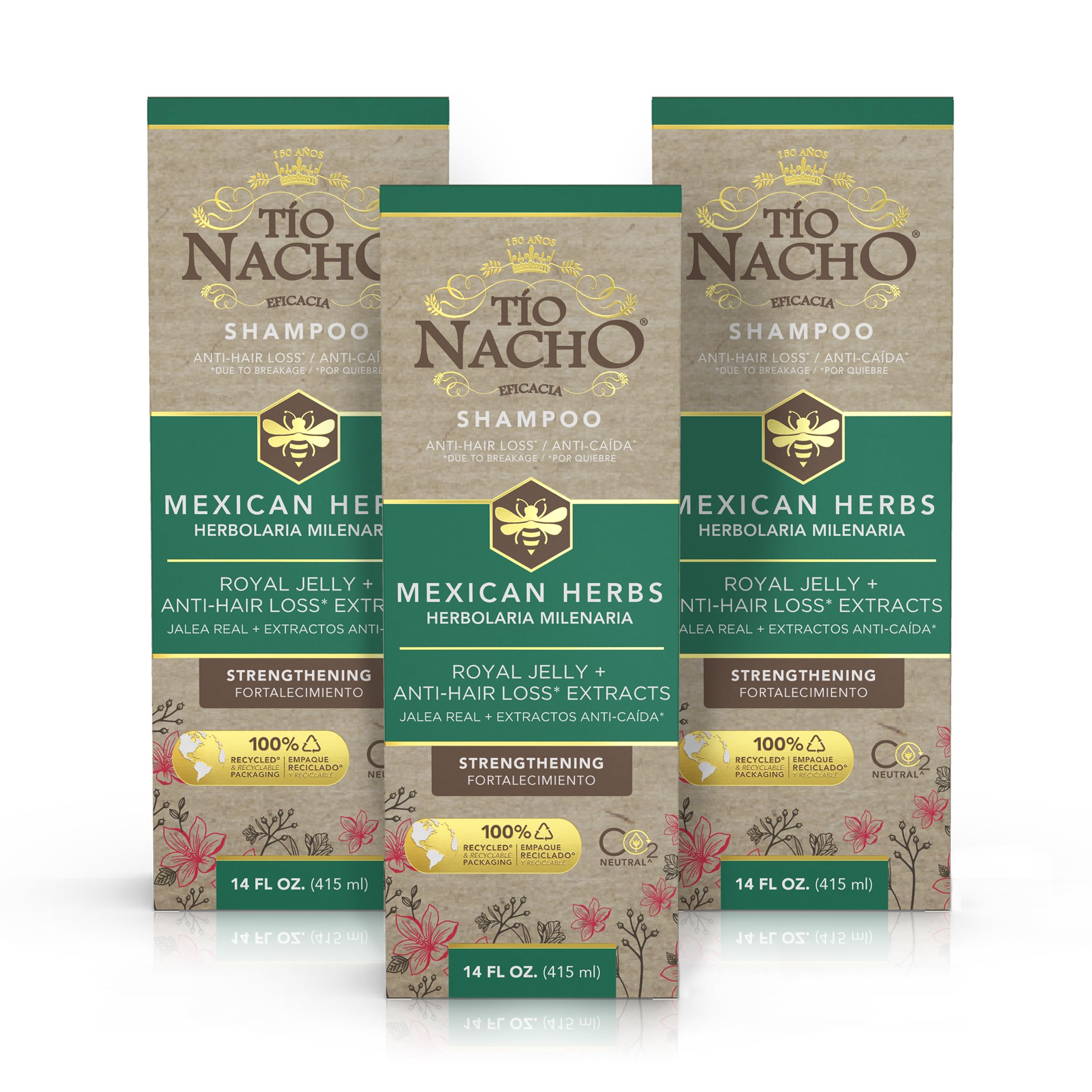Tio Nacho Mexican Herbs Shampoo Pack of 3