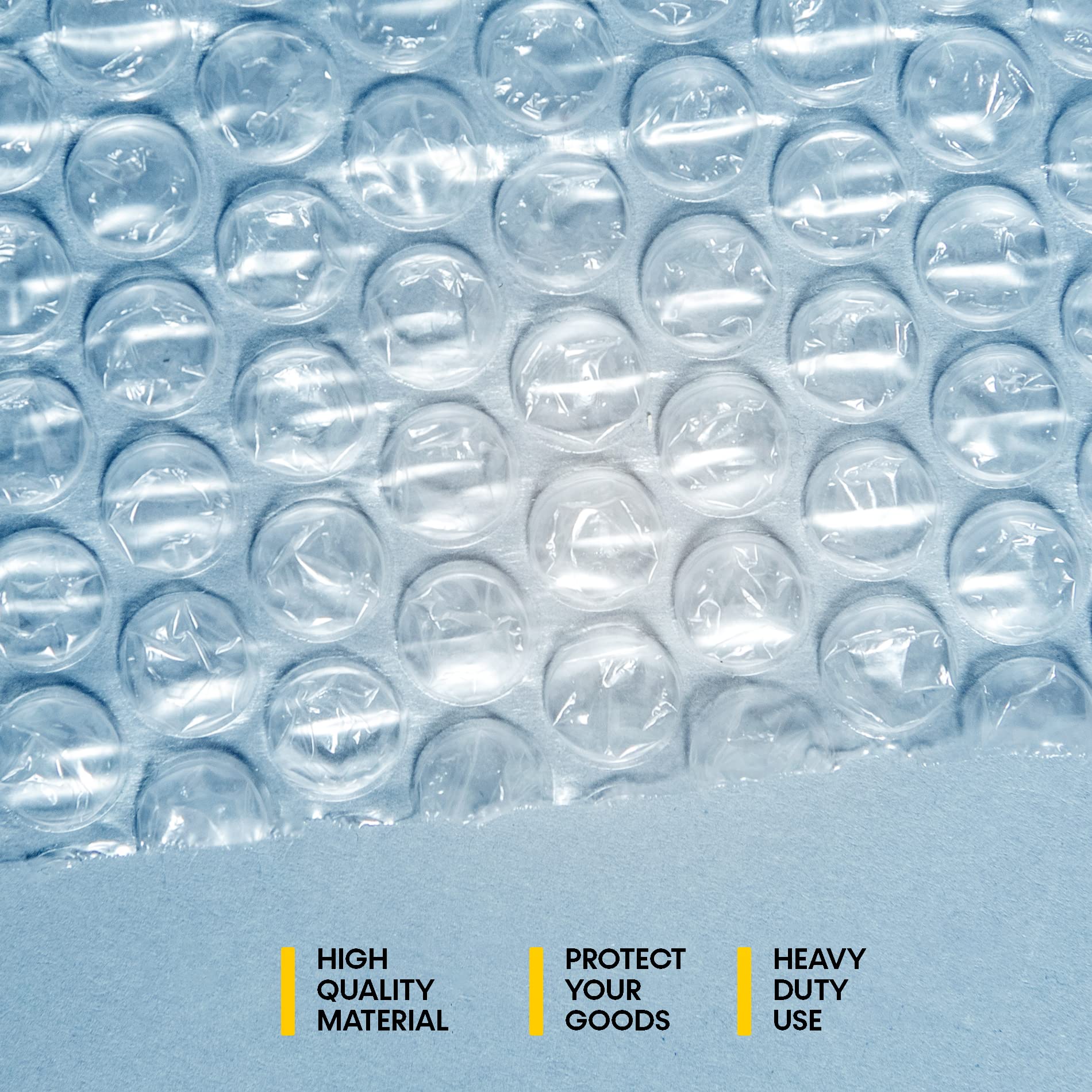 Bubble Cushioning Wrap Bubble Rolls Perforated Every 12 Inches - 12 Inches x 72 Feet Total - Ideal for Shipping Packing Moving Bubble Packing Moving Wrap