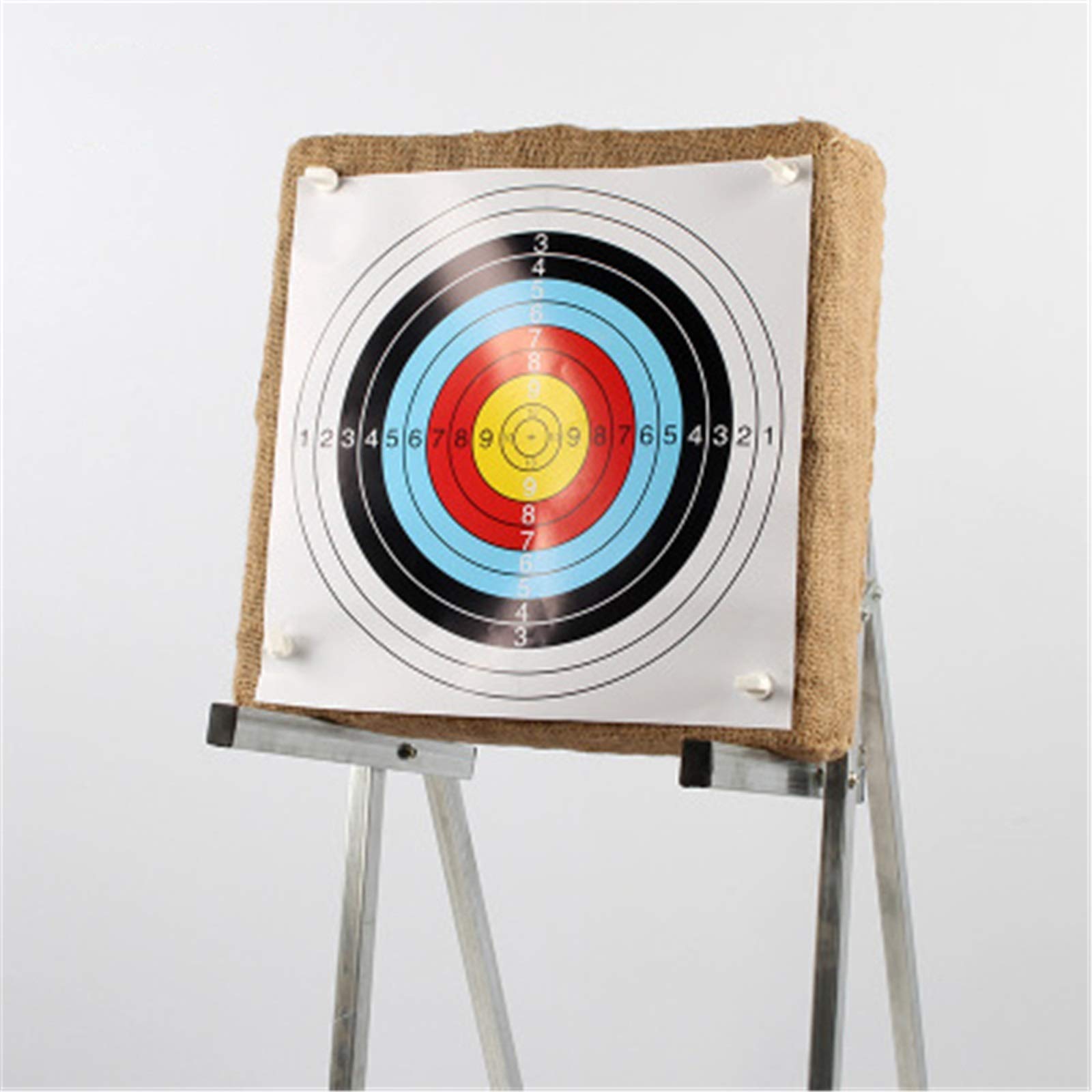 Archery Target 50 cm X 50 X24 cm Shooting Target Sports Gear (Color : Natural, Size : 50x50x24cm)