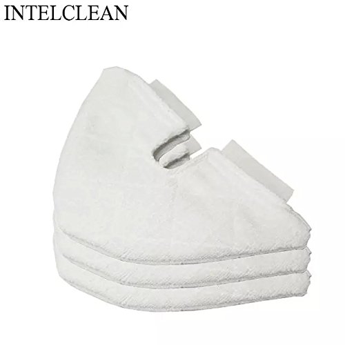 ECOMAID 3 Replacement Triangle Pads Compatible with Shark Euro Pro Pocket Steam Mop S3501, S3601, S3801CO, S3901 with Triangle Mop Head