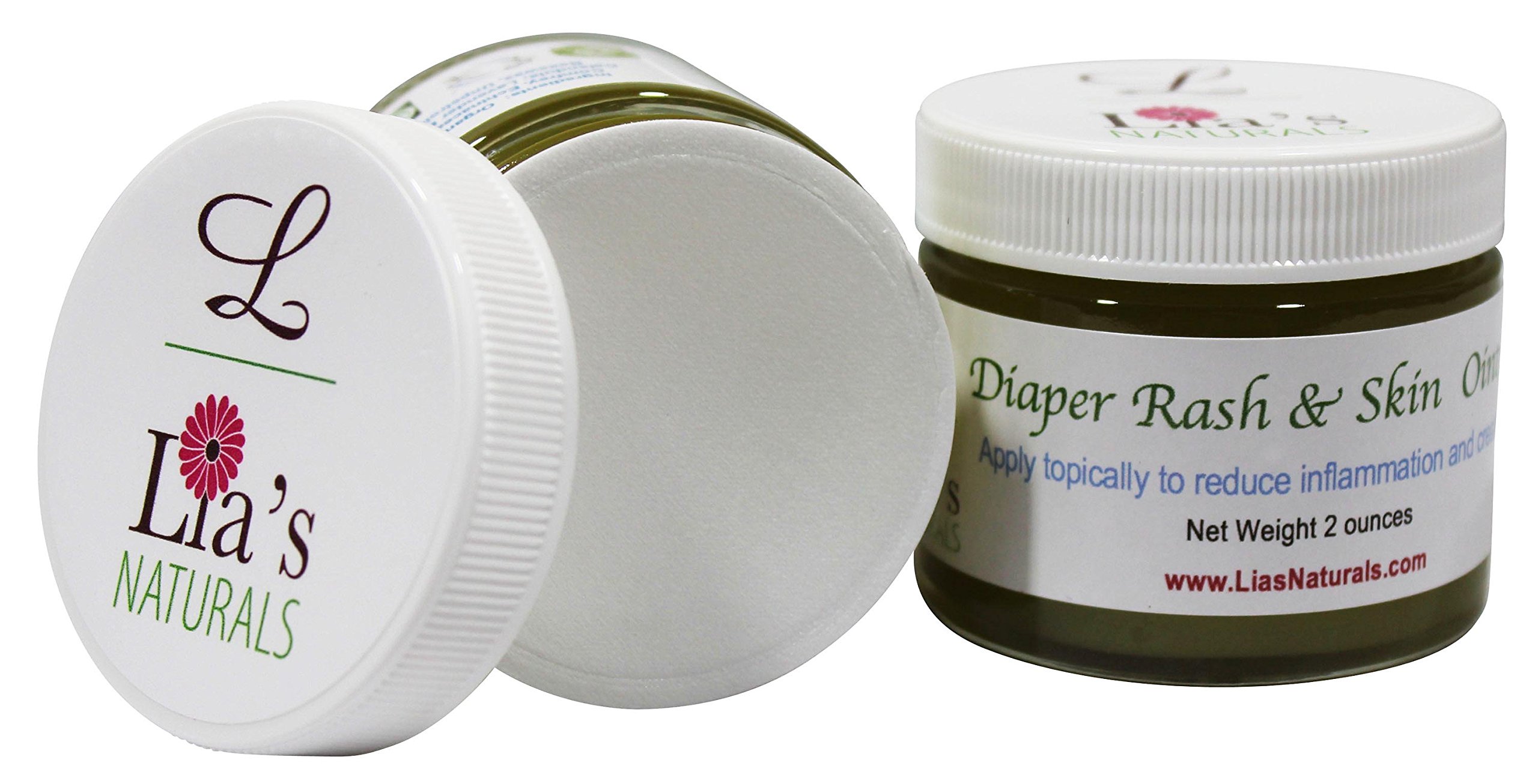 Lia's Naturals Skin Ointment & Diaper Rash Cream 100% Organic Clinically Tested