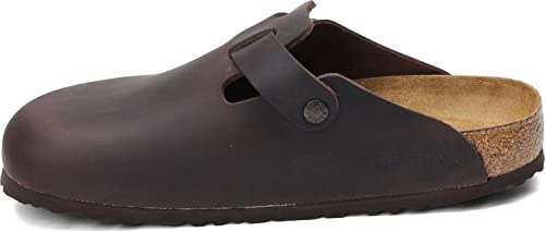 Birkenstock Unisex Boston Clog,Habana Oiled Leather,40 M EU