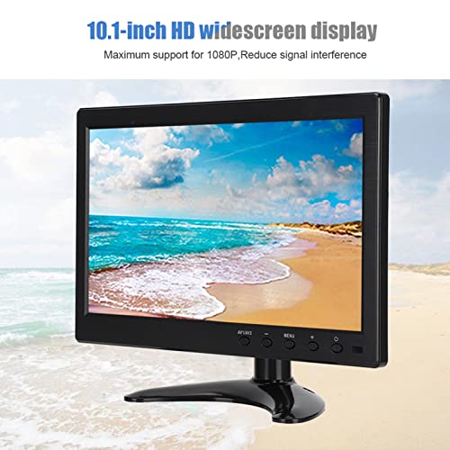 Cryfokt LCD Monitor, Practical 10.1-Inch Widescreen Display, for Desktop Computer (US Plug)