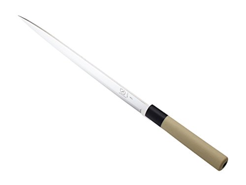 Mercer Culinary Asian Collection Left Handed Yanagi Sashimi Knife with NSF Handle, 10-Inch