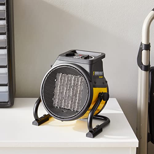 Dura Heat EUH1465 Electric Forced Air Heater with Pivoting Base 5,120 BTU, Yellow