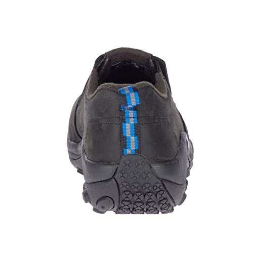 Merrell Men's Jungle Moc Leather Slip Resistant Industrial Shoe, Black, 10