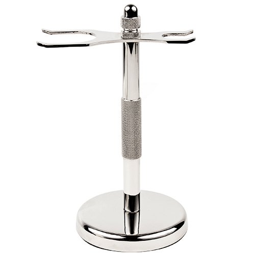 Parker 96R Men's Safety Razor Shave Set - Includes Parker Luxurious 3-Band Pure Badger Shave Brush, Deluxe Chrome Shave Stand & Parker 96R Butterfly Open Safety Razor