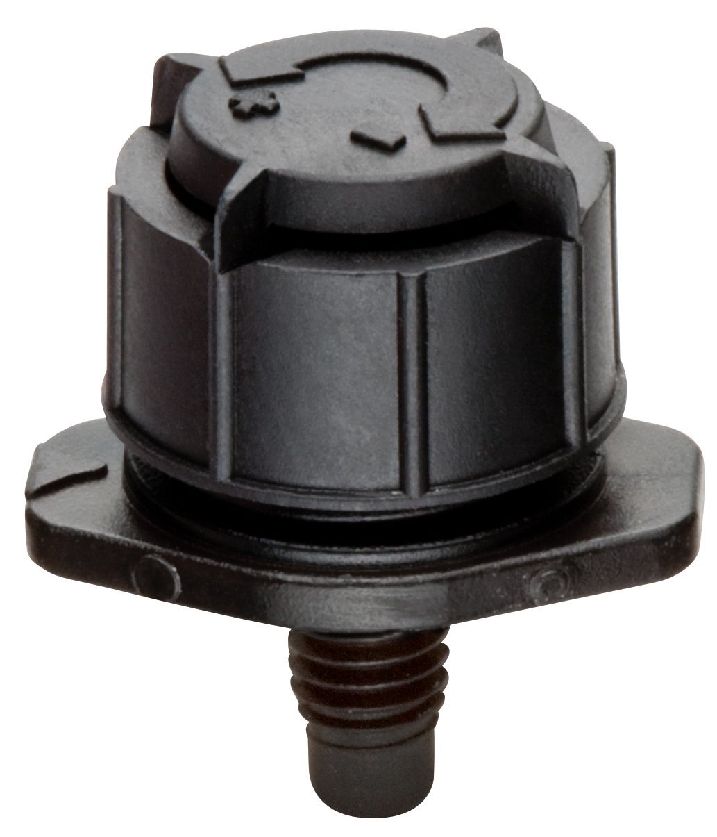 Rain Bird MUMB-F/2S Drip Irrigation 10-32 Threaded Micro-Umbrella Bubbler, 360° Full Circle Pattern, 2-Pack