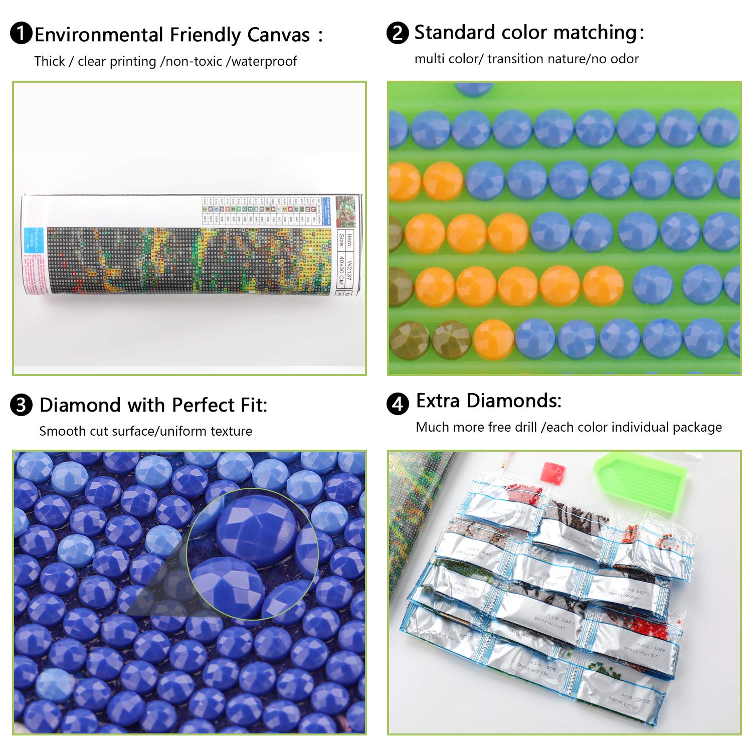 SENWANG Diamond Painting Kits for Adults 5D DIY Full Drill by Number Round Crystal Rhinestone Embroidery Arts Craft for Home Wall Decor 11.8"x 15.75"Giraffe