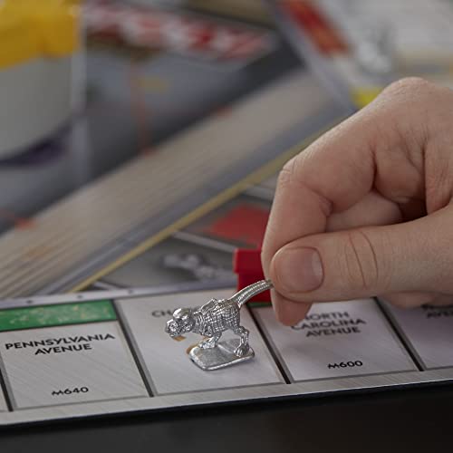 Monopoly Secret Vault Board Game for Kids Ages 8 and Up, Family Board Game for 2-6 Players, Includes Vault