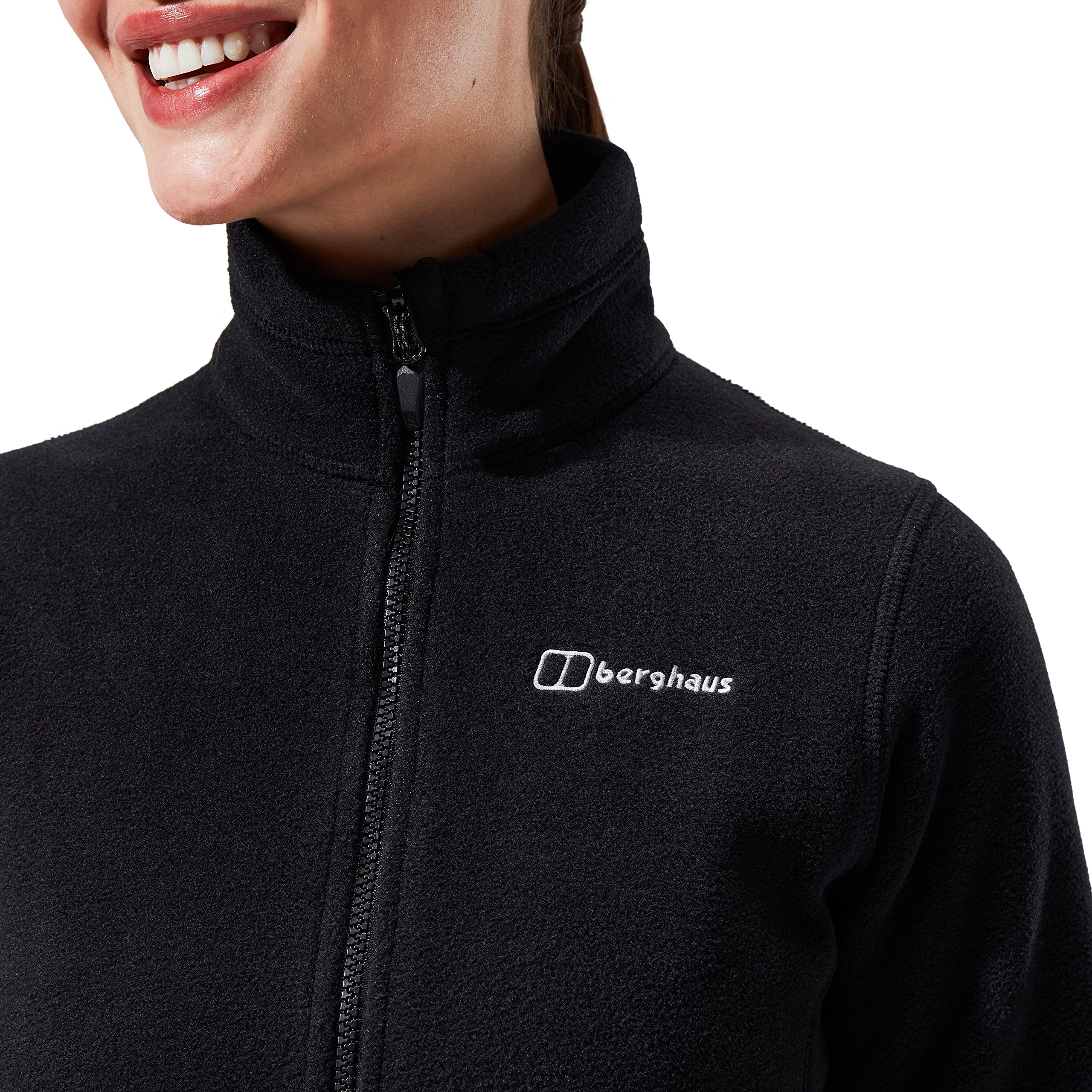 Berghaus Women's Prism Polartec Interactive Jacket, Black/Black, 12