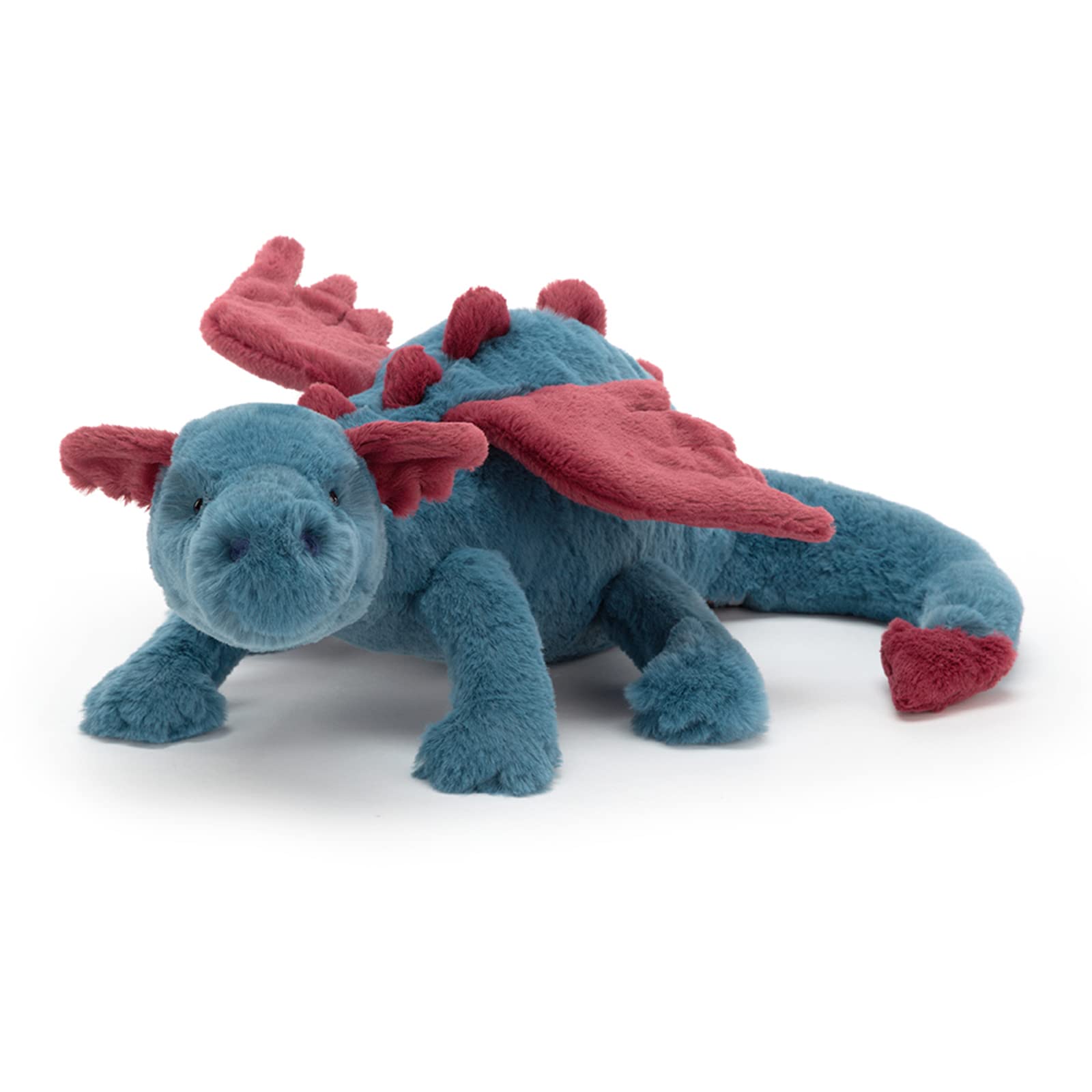 Jellycat Dexter Dragon Stuffed Animal, Large 19 inches | Mythical Plush Toy | Classic Children's Gift