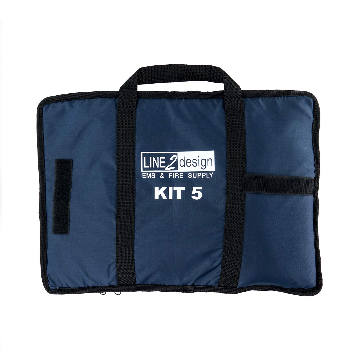 LINE2design Blood Pressure Aneroid Kit System - EMS Emergency Portable Travel Size First Aid Large Adult-Child Manual BP Universal Cuffs Kit-5 with 5 Different Sized Durable Cuffs Trauma Kits