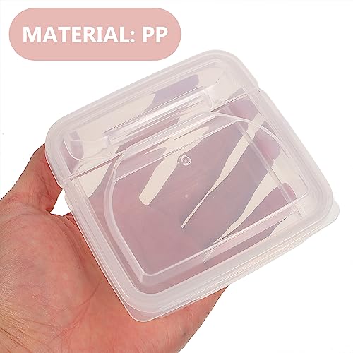 Cabilock 2 Pcs Fridge Storage Containers Cheese Butter Saver Refrigerator Produce Organizer Bins Fresh Vegetable Fruit Storage Box Food Keeper Tray Case for Home Fridge Kitchen