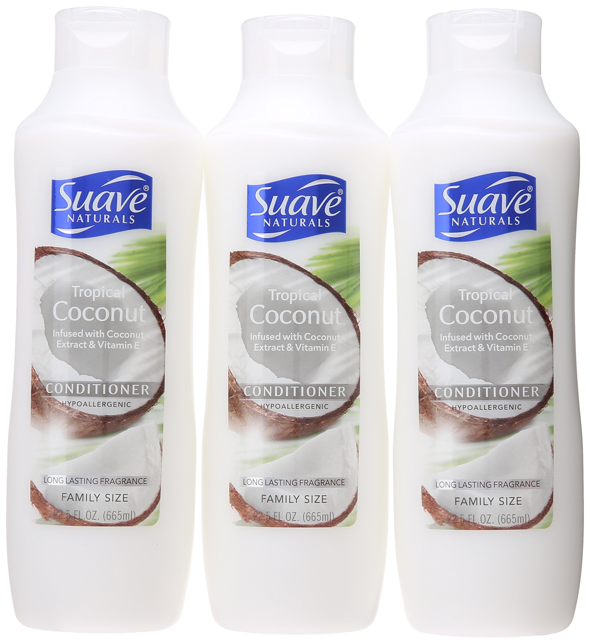 Suave Naturals Tropical Coconut Conditioner - 22.5 fl oz bottle