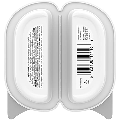 SHEBA PERFECT PORTIONS Cuts in Gravy Wet Cat Food Trays (24 Count, 48 Servings), Roasted Chicken Entrée, Easy Peel Twin-Pack Trays