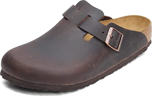 Birkenstock Unisex Boston Clog,Habana Oiled Leather,40 M EU