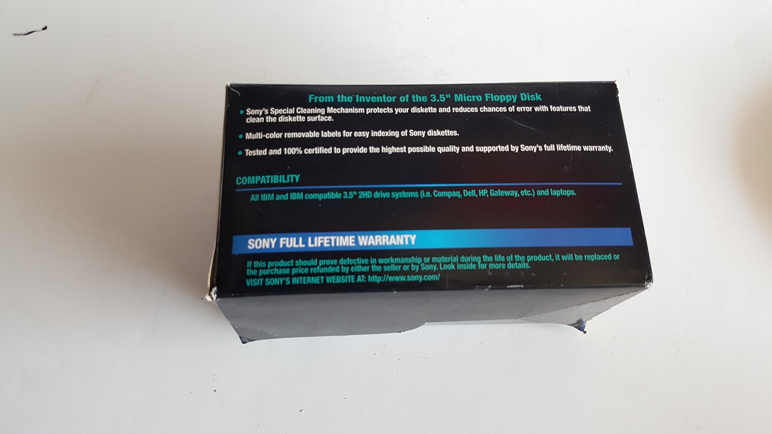 Sony Floppy Disks: Double-Sided, IBM Formatted, MFD High Density 50 PACK