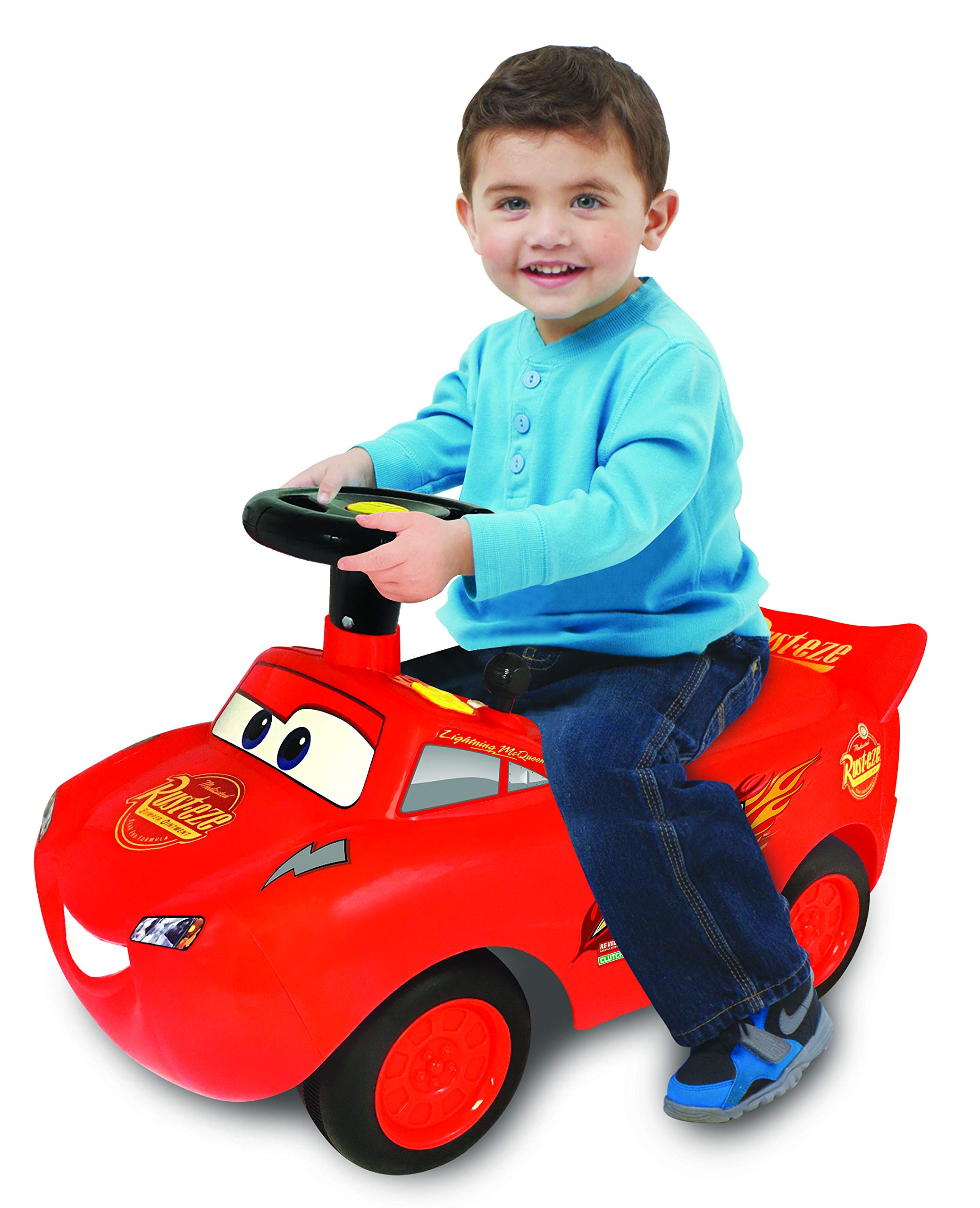 Kiddieland Toys Limited My Lightning McQueen Racer Ride On,Multi, Large