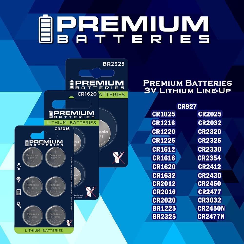 Premium CR2032 Battery Lithium 3V Coin Cell - Japanese Engineered High Capacity Batteries 24 Pack
