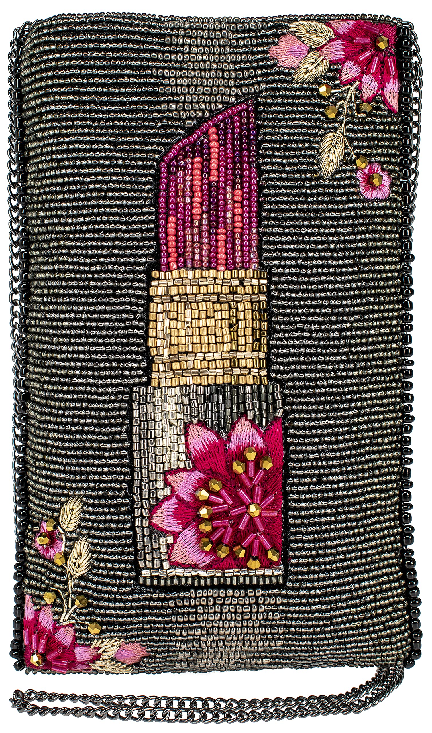 Mary Frances womens Glammed Up Crossbody Phone Sling Bag, Multi, Small US
