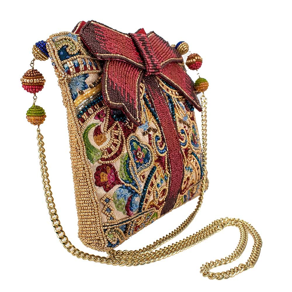 Mary Frances womens Mary Frances Wrap It Up Crossbody Handbag Bag, Multi, One Size US