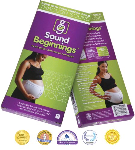 Sound Beginnings Audio Monitor, White, Medium Size C