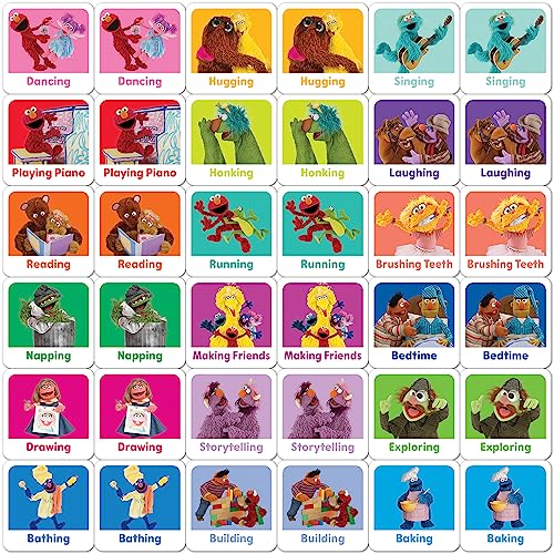 MasterPieces Kids Games - Sesame Street Matching Game - Fun for Kids and Family - Laugh and Learn