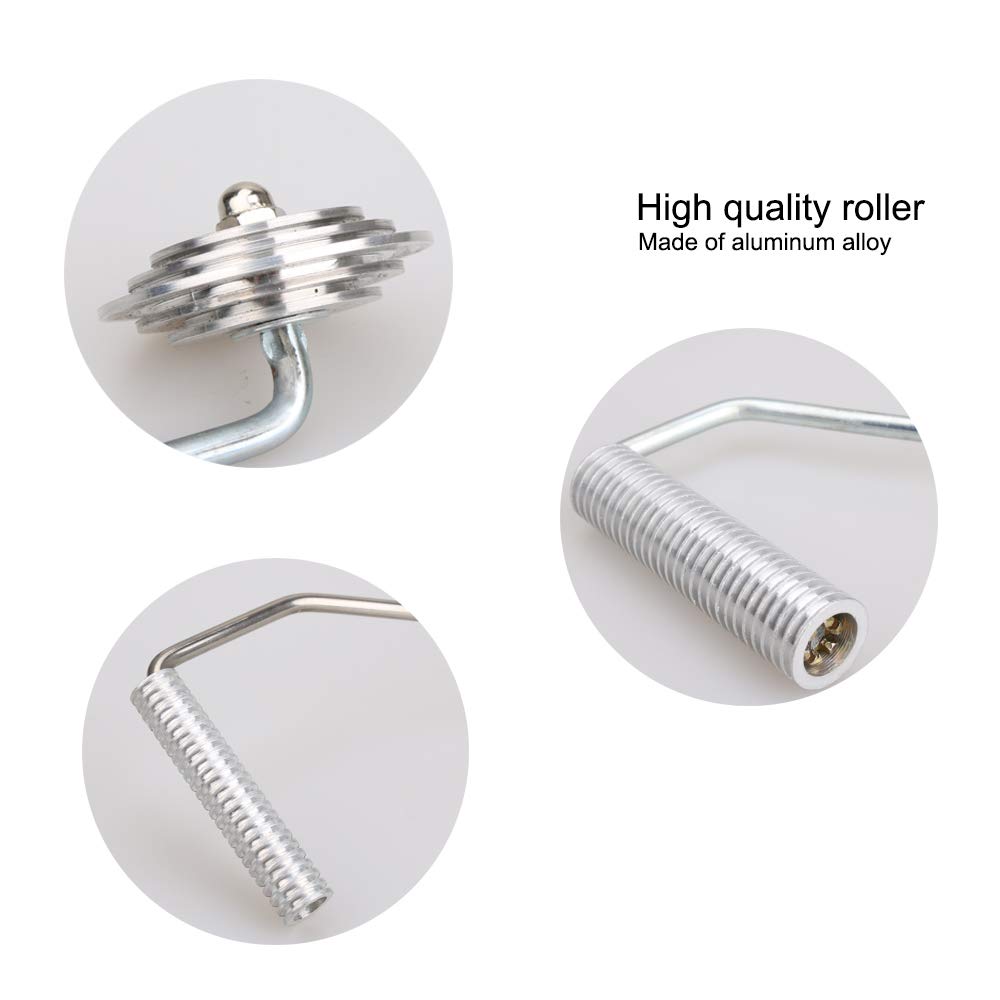 Fiberglass Roller Tools Kit, 3Pcs Bubble Paddle Tool Fiberglass Resin Laminating Roller Set for Tub Shower Bathtub Boat Repair