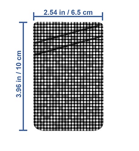 Diascia Pack of 2 - Cellphone Stick on Leather Cardholder ( Glitter Small Round Sparkles Flat Pattern Pattern ) ID Credit Card Pouch Wallet Pocket Sleeve