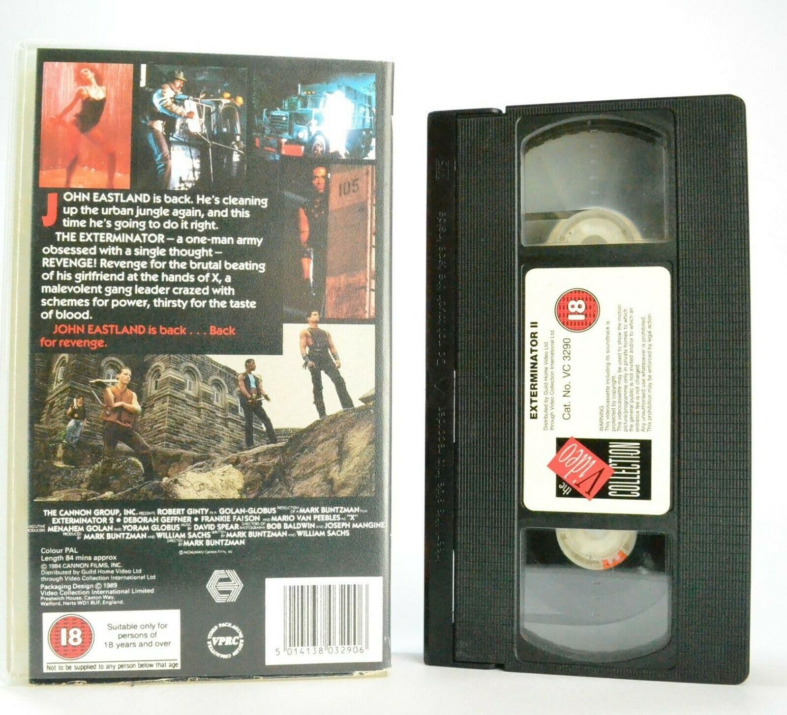 Exterminator 2: Action Thriller (1984) - Nightmare On New York Streets - Pal VHS