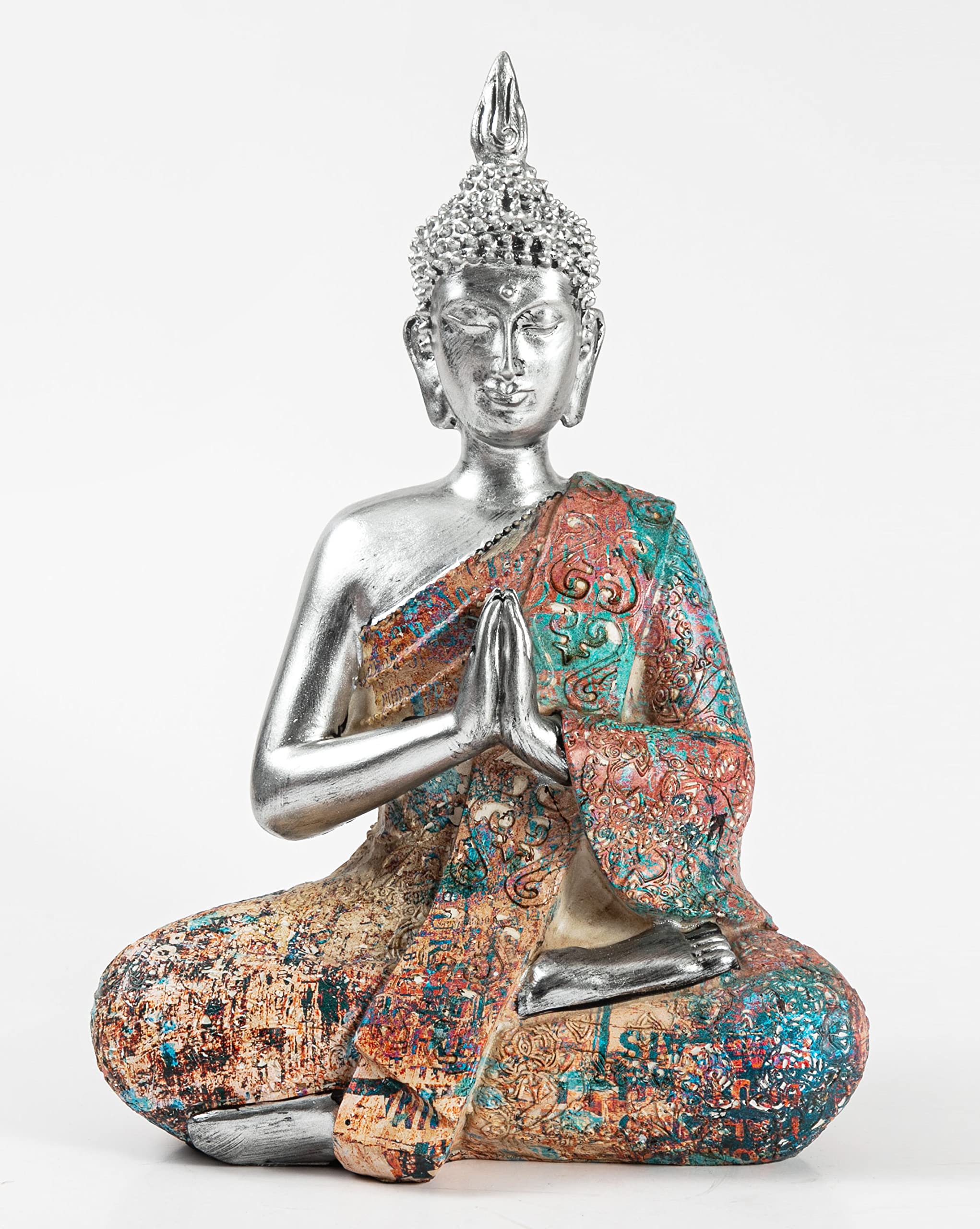 XiTa8 Buddha Statues for Table Decor,Large Zen Statue Garden Decorations Outdoor,Resin Decoration Ornaments for Living Room, Bedroom, Office Desktop, Cabinet Shelf,Tabletop Decor(Buddha)