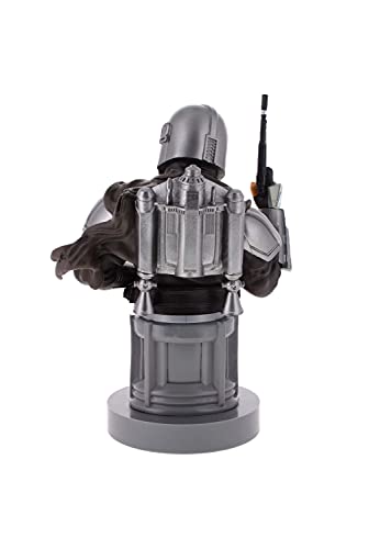 Exquisite Gaming: Star Wars: The Mandalarian - Original Mobile Phone & Gaming Controller Holder, Device Stand, Cable Guys, Licensed Figure