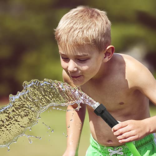 DEWENWILS Garden Hose 10 ft x 5/8", Water Hose with Swivel Handle, Heavy Duty, Lightweight, Flexible Hose for Plants, Car, Yard, 3/4 Inch Solid Fittings, Drinking Water Safe