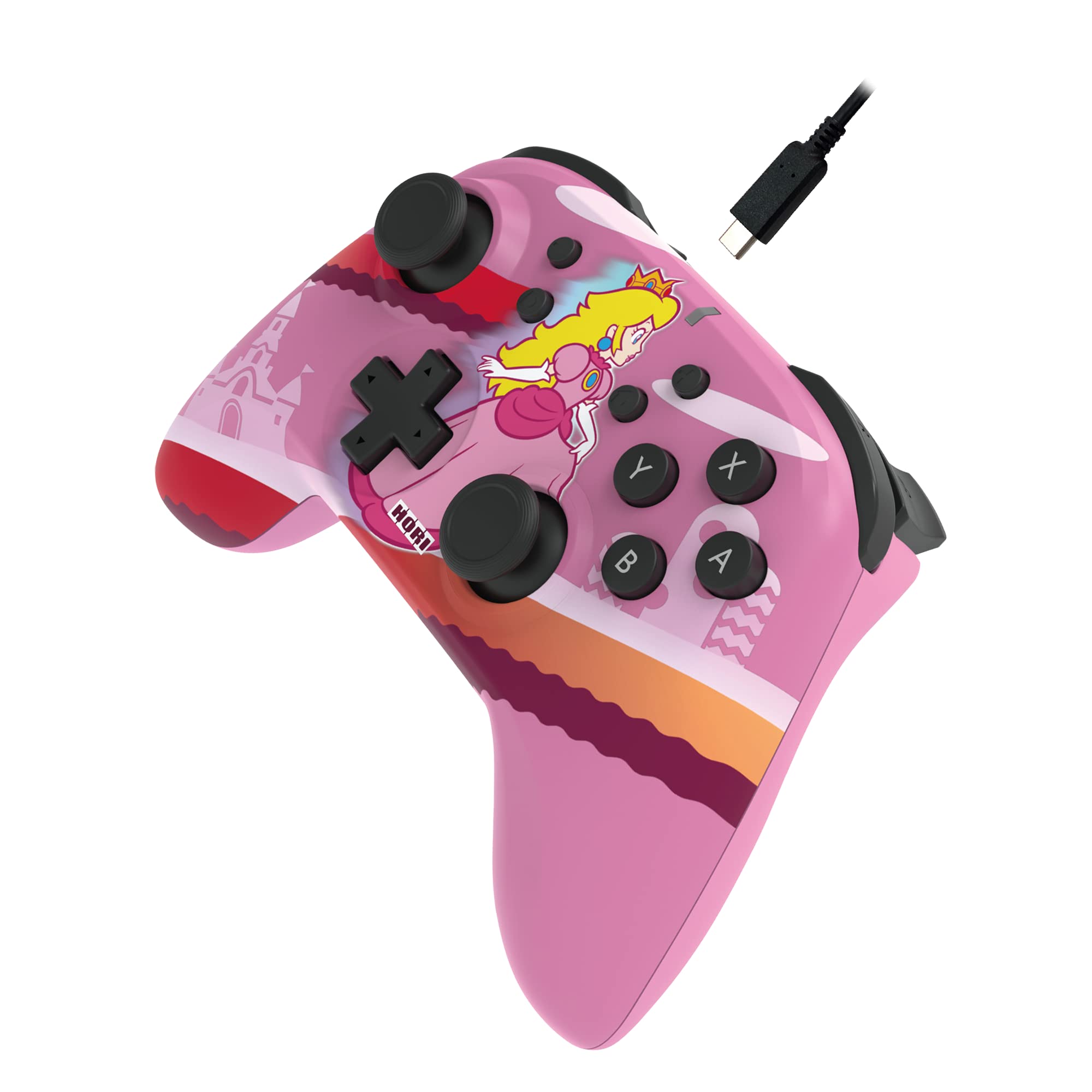 HORI Wireless HORIPAD (Peach) Pro Controller for Nintendo Switch - Officially Licensed By Nintendo