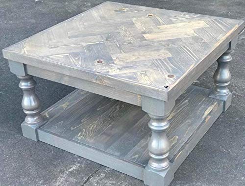 CAROLINA LEG CO. Maple Monastery Bench Legs - Replacement Coffee Table Legs - Unfinished - Set of 4 - Made in NC - Dimensions: 3.5" x 16"