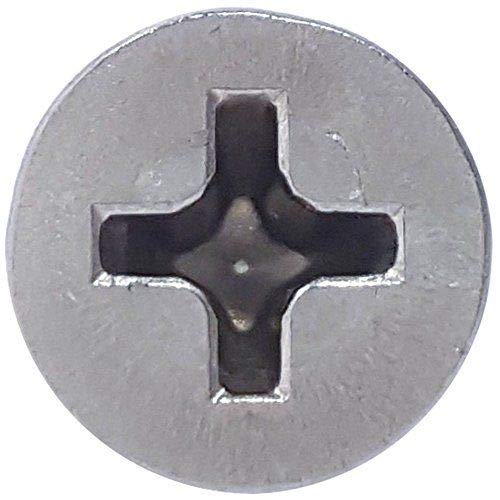 Phillips Flat Head Wood Screw 316 Stainless Steel #8 x 1 Qty 50