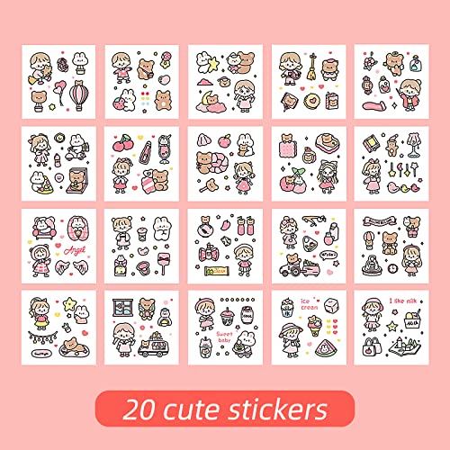 Craft Organizer, 9 Removable Mini Acrylic Plastic Drawers Organizer for Desk, Cute Kawaii Storage Organizer Office Supplier for Jewelry, Sewing Supplies, Vitamins, Sticker and Dool (Pink)