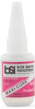 Bob Smith Industries Cyanoacrylate Bundle, Super Thin Insta-Cure, Gap Filling Medium Insta-Cure+, Extra Thick Maxi-Cure, and Accelerator Insta-Set (Pack of 4) - Bundled with Make Your Day Paintbrushes