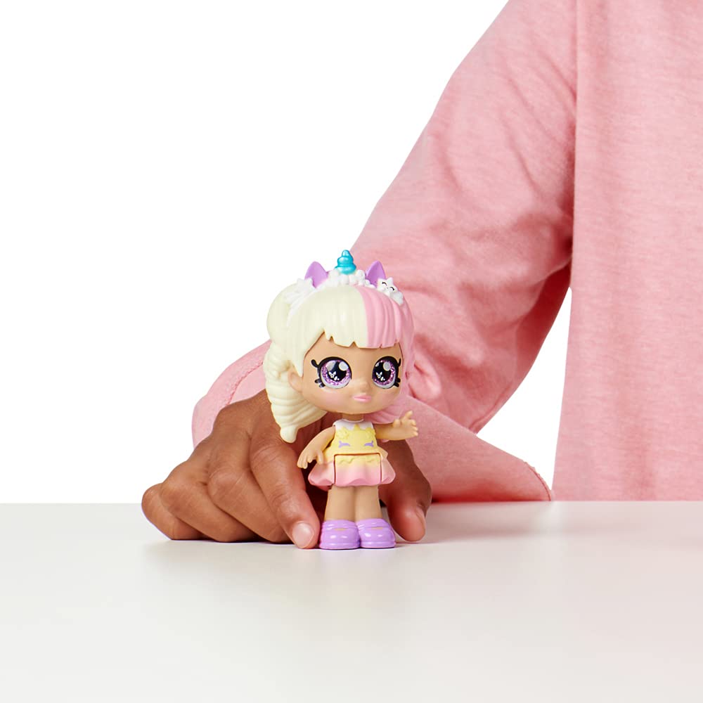 Kindi Kids Minis Collectible Posable Bobble Head Figurine 3pc - Mini Besties