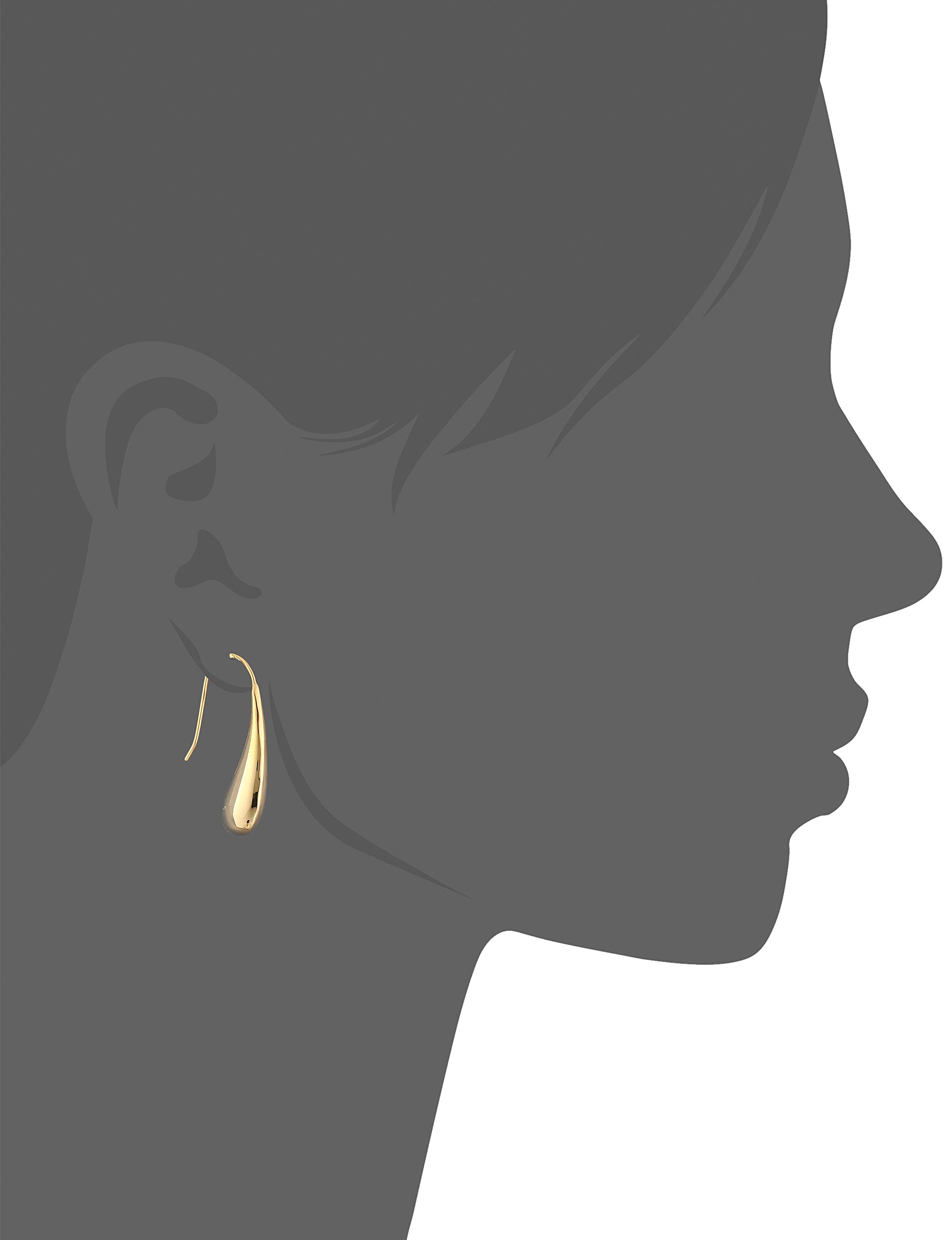 Amazon Essentials 18k Yellow Gold Plated Sterling Silver Teardrop Earrings (previously Amazon Collection)