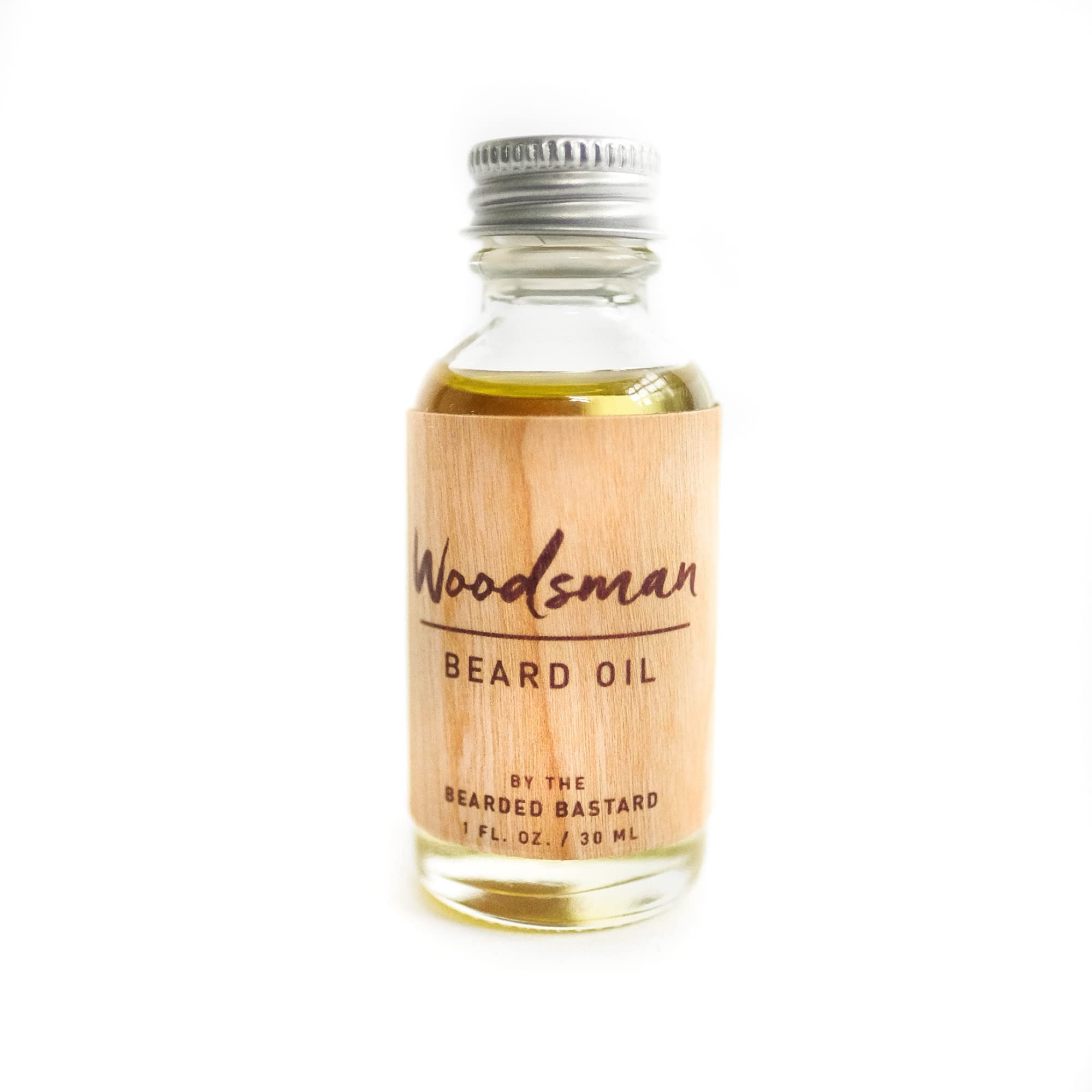TBB Woodsman Natural Beard Oil for Men | Beard Conditioner for Soft Facial Hair & Moisturized Skin | Jojoba & Argan Essential Oils, Cedar Scent (1 Oz.)
