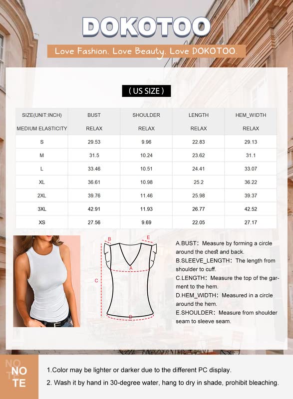 Dokotoo Womens Ladies Athletic Plus Size Basic Ribbed Thick Strap Round Neck Racerback Solid Tight Slimming Fitted Summer Sleeveless Shirts Sports Workout Long Tank Tops for Women Activewear Tops 2XL