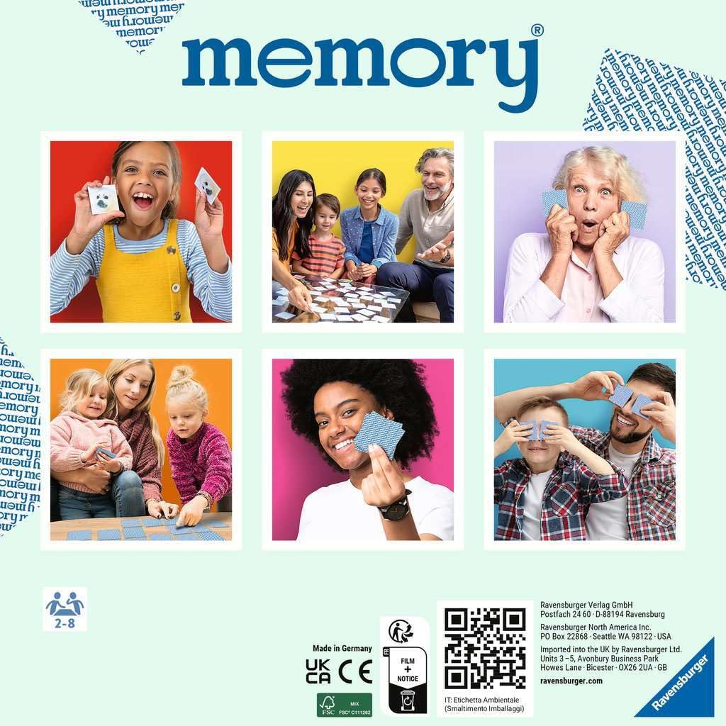 Ravensburger Dinosaur Memory Game β Fun & Fast Brain Teaser for Kids 3+ | Vibrant Dinosaur Images | Easy to Learn for Birthdays and Holidays | Quality Family Time Activity