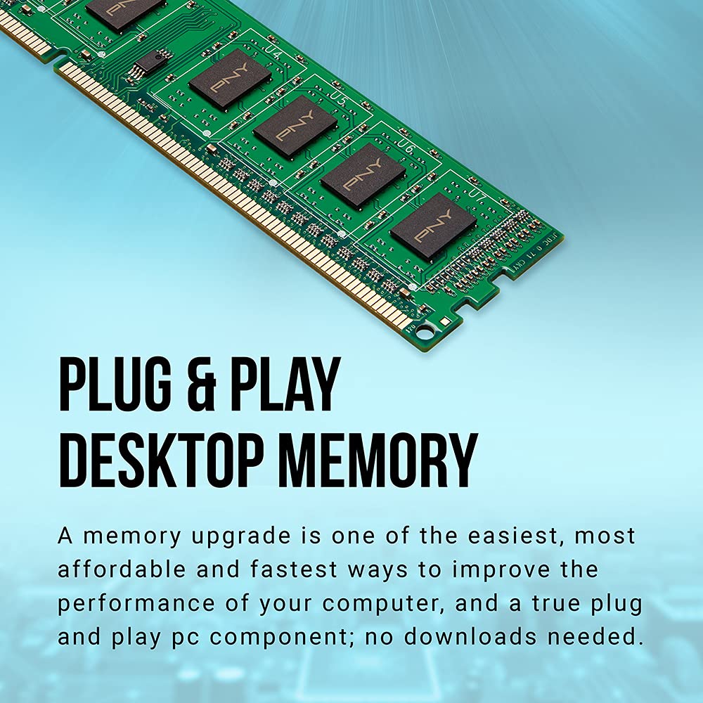 PNY Performance 8GB DDR3 1600MHz (PC3-12800) CL11 1.5V Desktop Memory - MD8GSD31600NHS