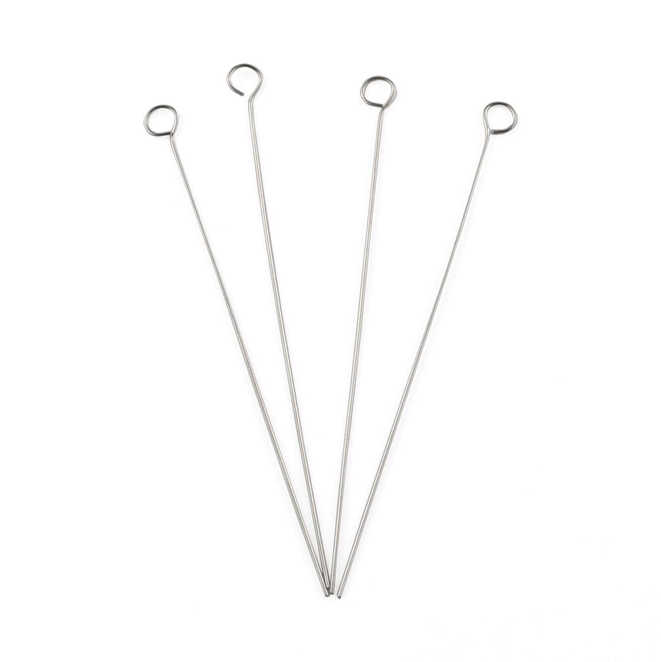 E-outstanding Reusable Inoculating Loop Inoculating Rod Kit Laboratory Research Teaching Tools (5pcs 3mm Inoculating Ring + 5pcs 4mm Inoculating Ring + 1 Piece Inoculating Rod)